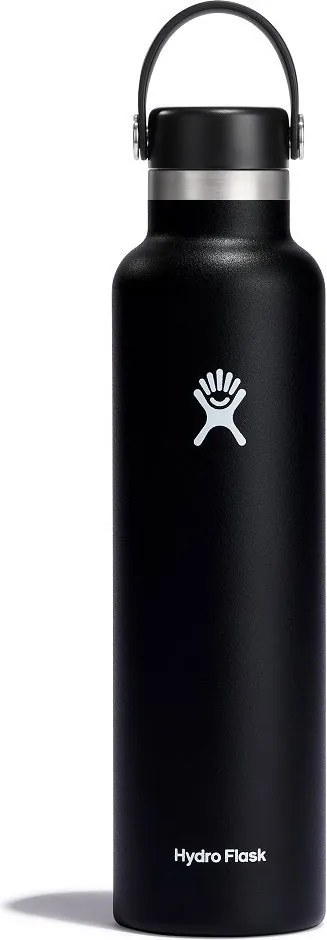 Hydro flask nerezová termoláhev standard mouth flex cap 24 oz 709 ml black