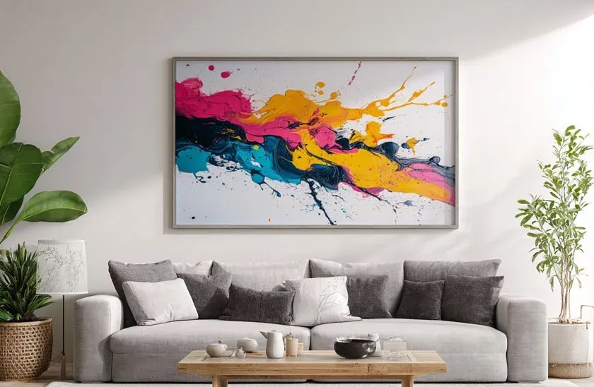 Barevná energie - obraz - Moderní abstrakce plná dynamiky 41A - A3 – 297 × 420 mm - 269 Kč