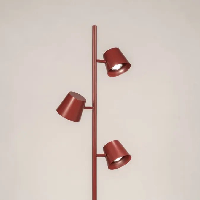 Stojací lampa Snap Fosca Red Trio