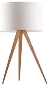 Zuiver Bílá stolní lampa Tripod Wood