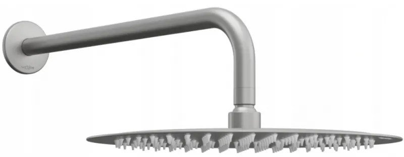 Mexen Slim dešťová hlavice 25 cm se sprchovým ramenem 40cm, grafitová, 79225211-66