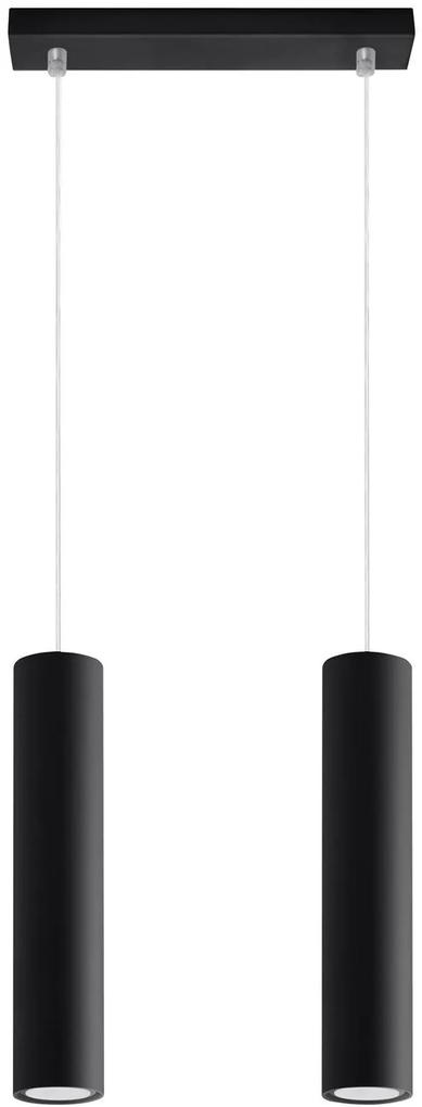 Sollux Lighting Závěsná lampa - Lagos 2 - černá