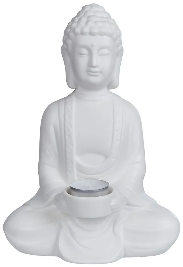 Butlers BUDDHA Svícen na čajovou svíčku Buddha 23 cm