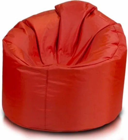 Sedací vak hruška Star polyester TiaHome - Červená