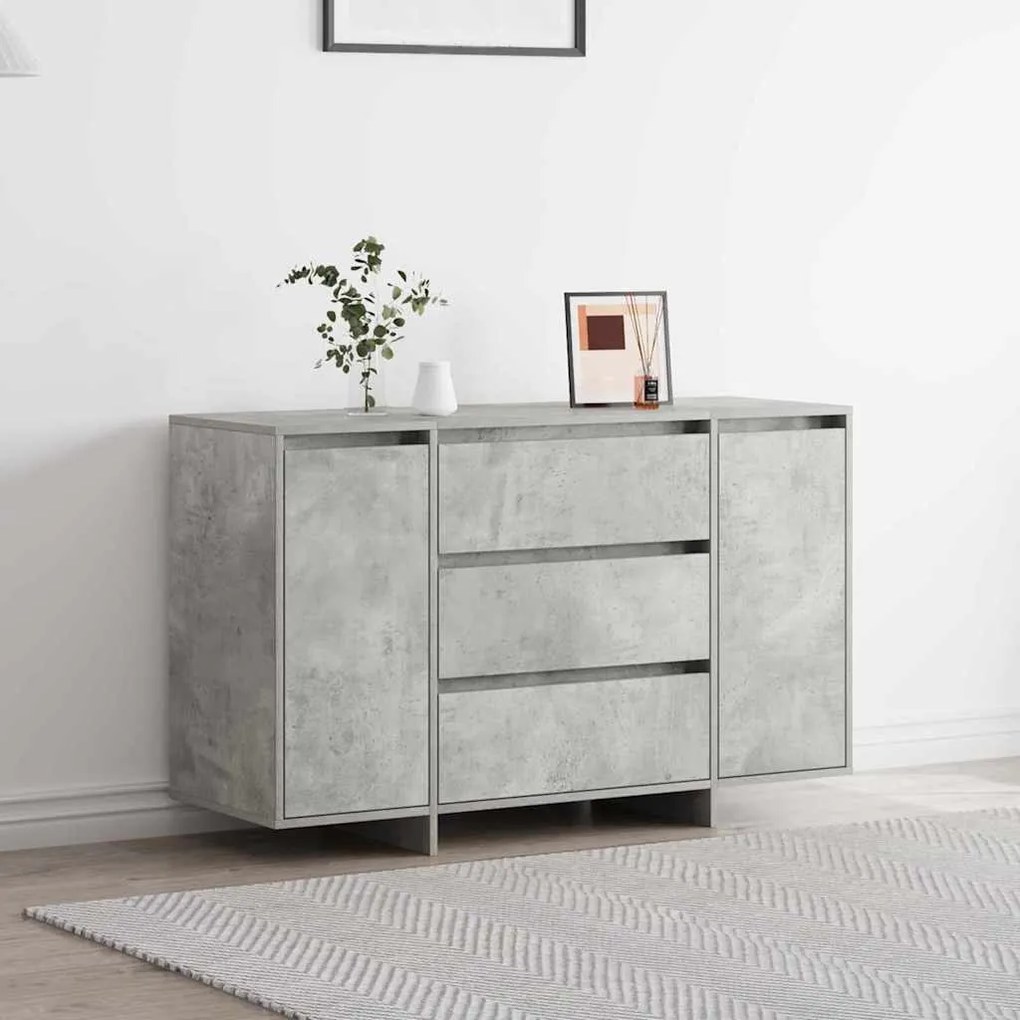 Servírovací skříň Betonově šedá 120 x 41 x 75 cm 3333909