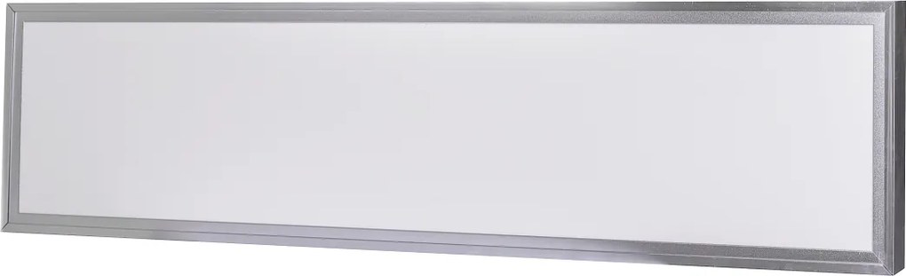 Ecolite Stříbrný přisazený LED panel s rámečkem 300 x 1200mm 45W LED-GPL44/B-45_LED-GPL44-RAM/B