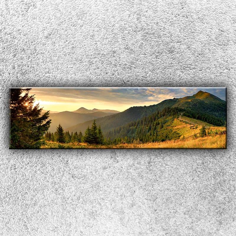 Fotografie na plátno Slunné hory 1 140x40 cm