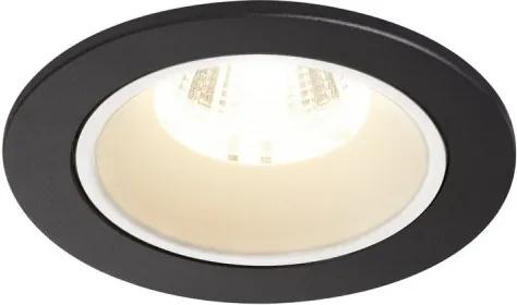 NUMINOS® DL S vnitřní LED zápustné stropní svítidlo černá/bílá 4000 K 20° včetně listových pružin -