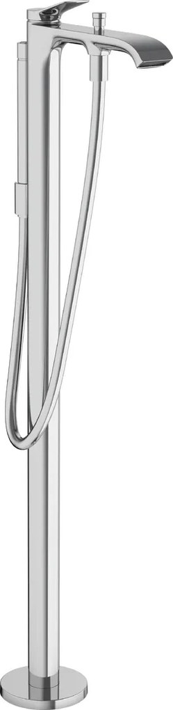 Hansgrohe Vivenis, volně stojící vanová baterie do podlahy, s příslušenstvím, chromová, 75445000