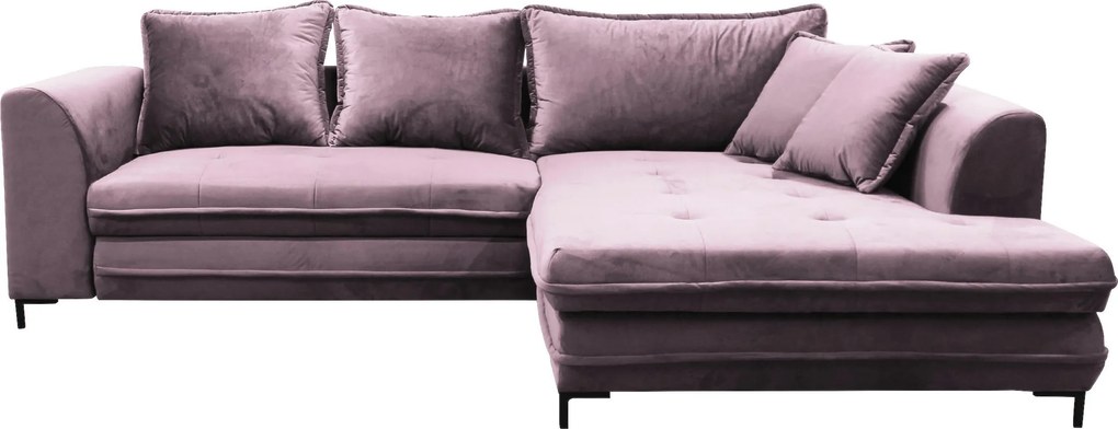 XXXLutz ROHOVÁ SEDAČKA, textil, bobulová Livetastic - Sedací soupravy - 001574004311