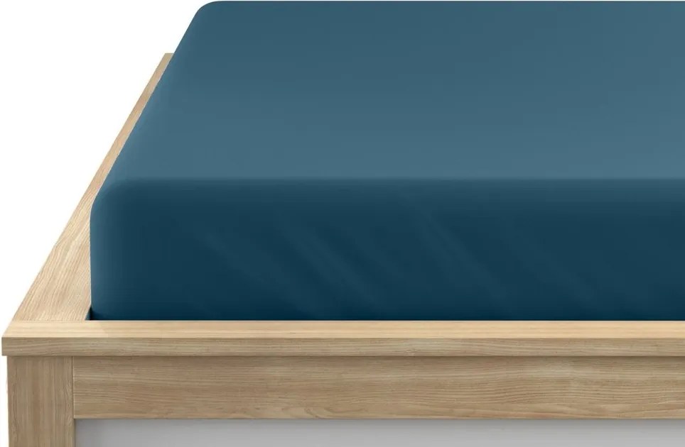 Jersey prostěradlo HIGHFIT petrolejové 90 x 200 cm
