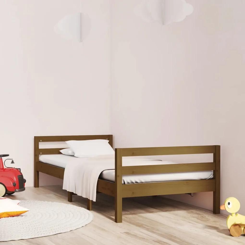 vidaXL Rám postele 80 x 200 cm masivní borové dřevo [821630] Barva: medová hnědá