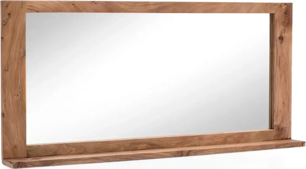 furniture-nabytek.cz - Koupelnová sestava Osvaro akácie - Stříbrné kovové úchytky