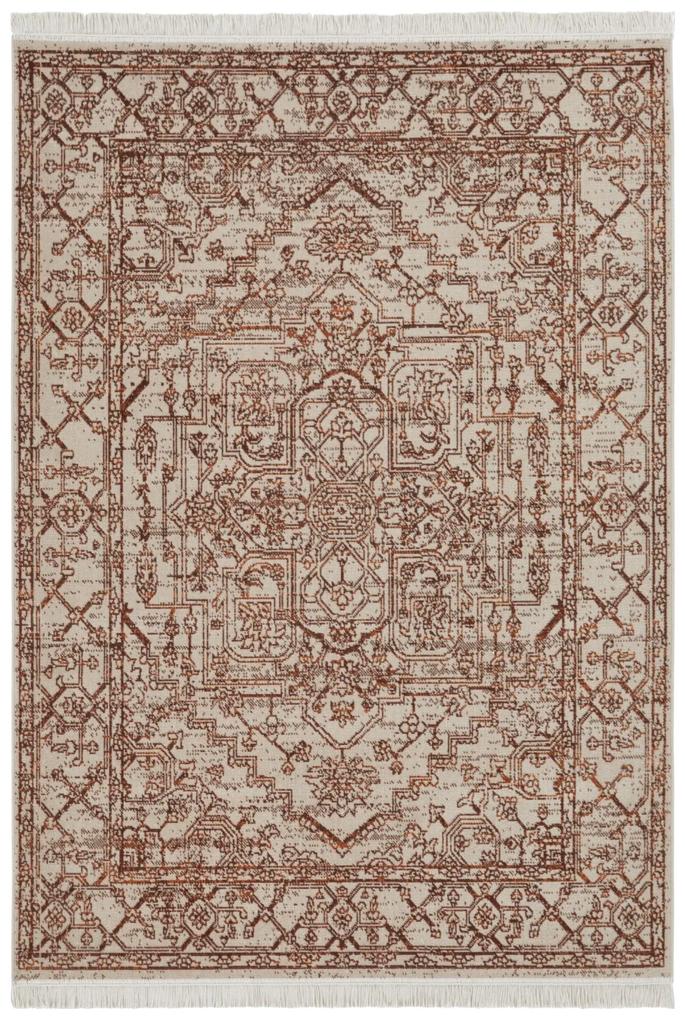 Nouristan - Hanse Home koberce Kusový koberec Sarobi 105131 Brown, Cream - 120x170 cm