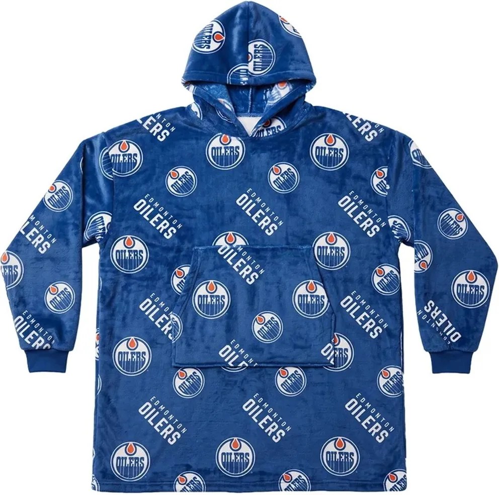 Mikinová televizní deka NHL Edmonton Oilers - vel. XL