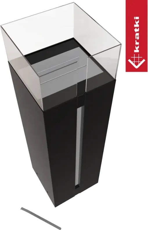 KRATKI biokrb Romeo SQUARE Black