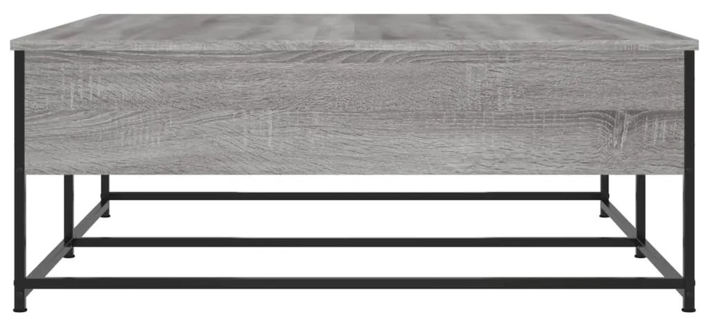 Konferenční stolek šedý sonoma 100x99x40 cm kompozitní dřevo - Default Title