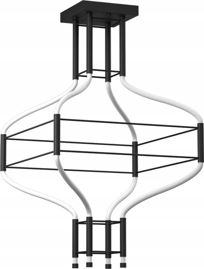 Shilo Závěsná lampa Alha S Dohar 9056 Led 72W 4000K CRI90 černá struktura