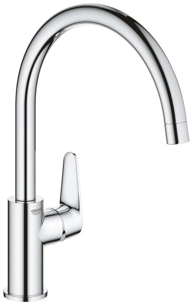 Dřezová baterie Grohe BauCurve s otočným ramínkem chrom 31536001