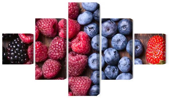 Vícedílný obraz Čerstvé Sladké Ovoce Nedostatek Nedostatek Přírodní plátno 200x120