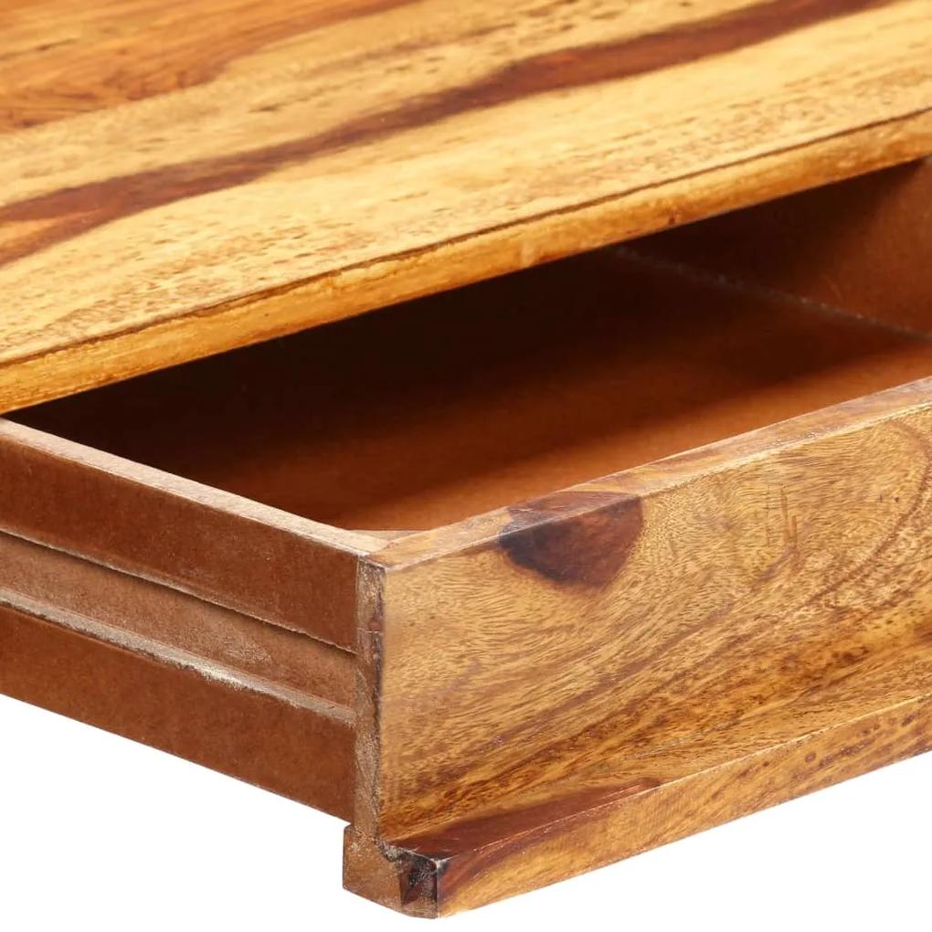 vidaXL Psací stůl 115 x 50 x 58 cm masivní sheeshamové dřevo
