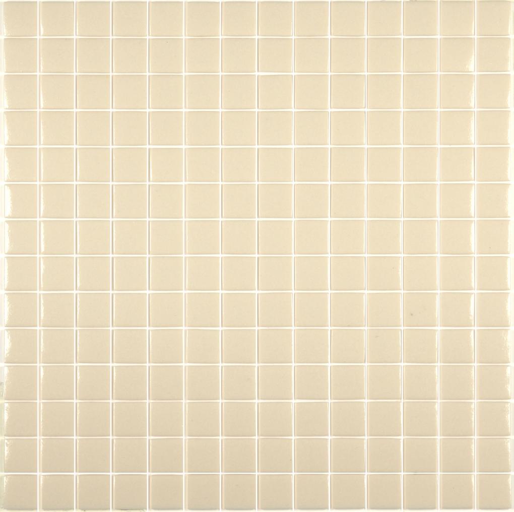 Hisbalit Skleněná mozaika béžová Mozaika 333B LESK 2,5x2,5 2,5x2,5 (33,3x33,3) cm - 25333BLH