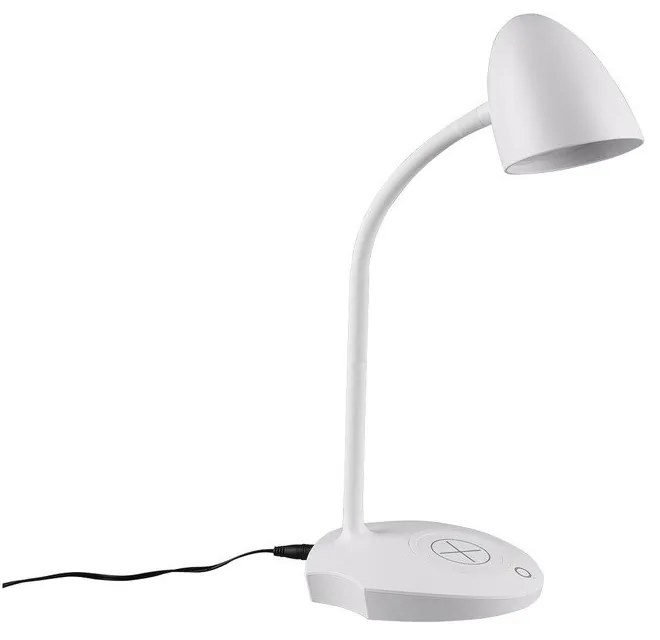 Bílá LED stolní lampa (výška 38 cm) Load – Reality