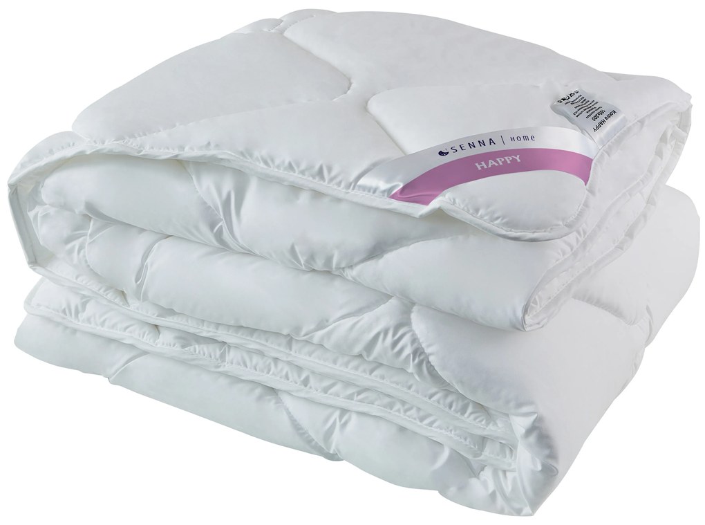 Antialergická přikrývka 155x200 Happy white polyester microfiber celoroční Inter Widex