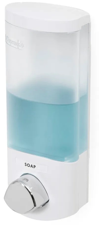 Bílý dávkovač na mýdlo Compactor Uno, 360 ml