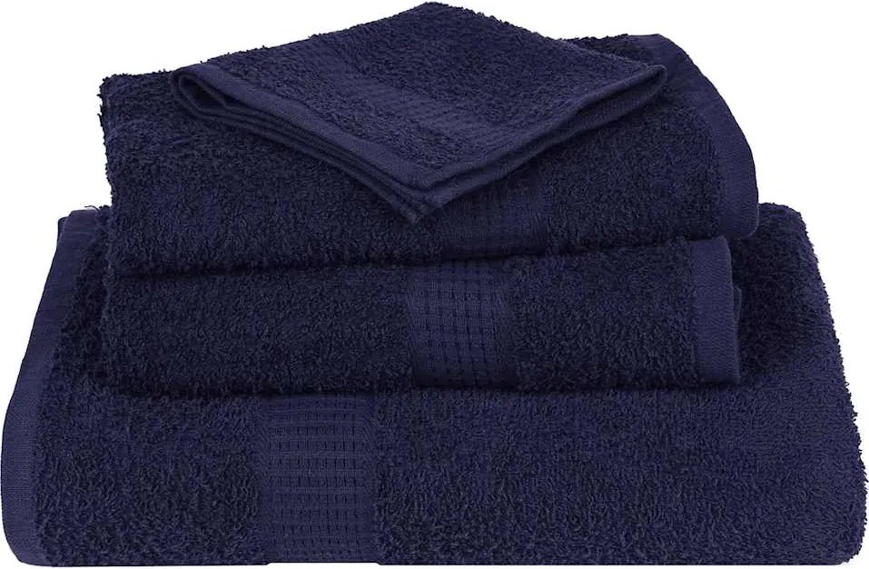 Ručníky FROGN 10 ks tmavě modré 30x30 cm 360 g/m² 136778