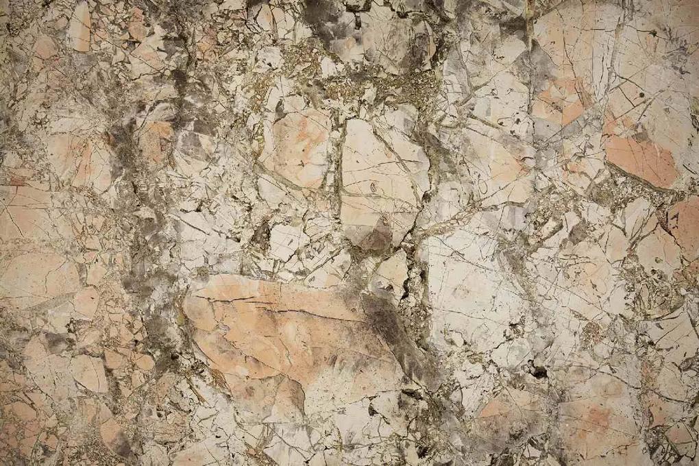 DIMEX | Samolepicí vliesová fototapeta na zeď Kamenný povrch MA-5-2424 | 375 x 250 cm | béžová, hnědá