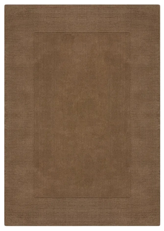 Hnědý vlněný koberec 120x170 cm – Flair Rugs