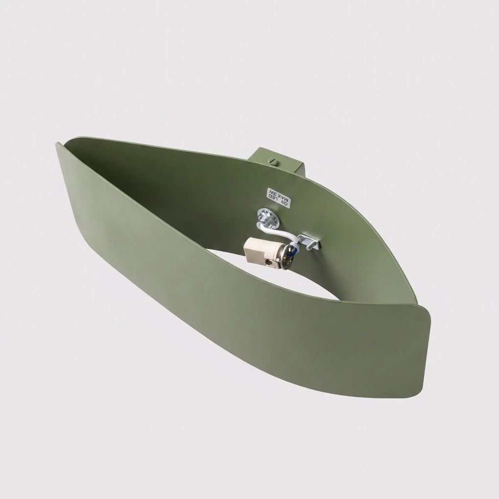 Sollux Lighting Nástěnné svítidlo TILA 30 olivově zelené
