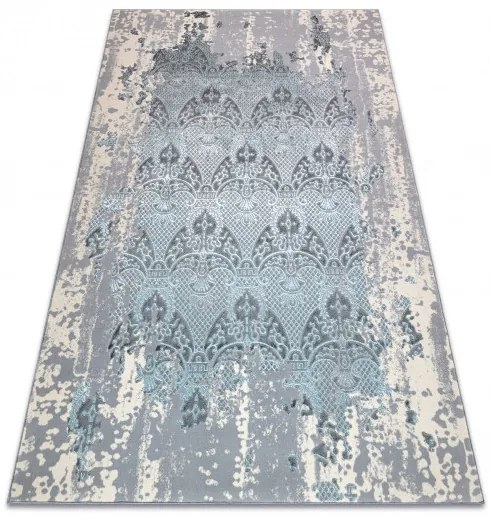 Dywany Łuszczów Kusový koberec Core W3824 Ornament Vintage cream/grey and blue - 140x190 cm