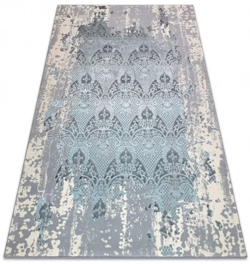 Dywany Łuszczów Kusový koberec Core W3824 Ornament Vintage cream/grey and blue - 80x150 cm