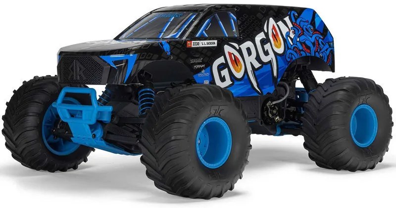 Arrma gorgon 1:10 smart rtr modré