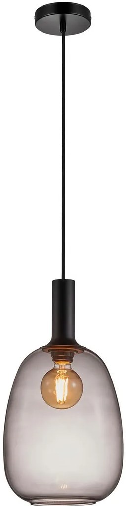 Závěsný lustr z kouřového skla Alton pro žárovku E27 ø23cm  - Nordlux