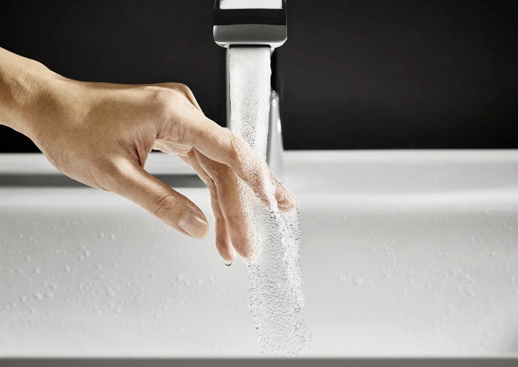 Hansgrohe Vivenis, umyvadlová baterie 110, s výpustí, EcoSmart, chromová, 75020000