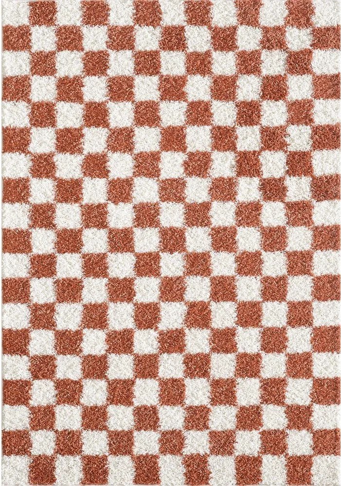 Krémový/v terakotové barvě koberec 80x150 cm Grida – ESTE