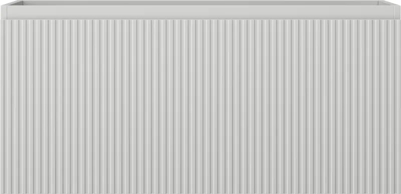 Mexen Rivel, koupelnová skříňka 100 cm, 1 zásuvka, drážkovaná, šedá matná, 91A20-10047-1-BF62