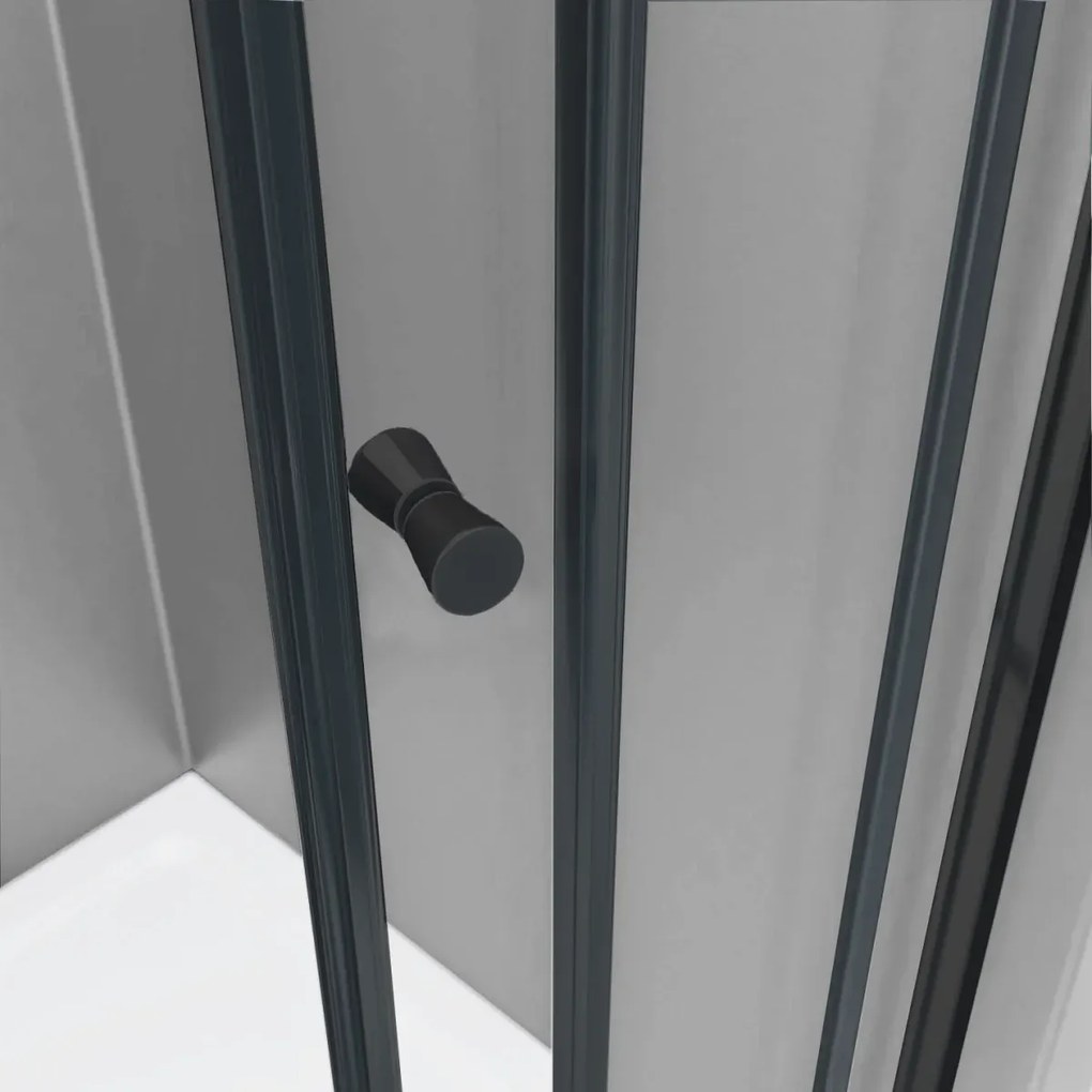 POINT BLACK 100x90 Clear Obdélníková sprchová zástěna