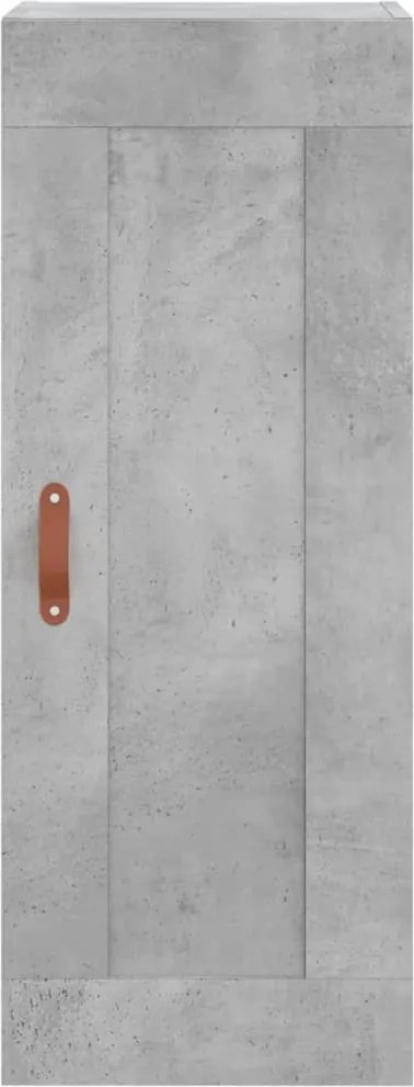 Skříň highboard betonově šedá 34,5x34x180 cm kompozitní dřevo 3200109