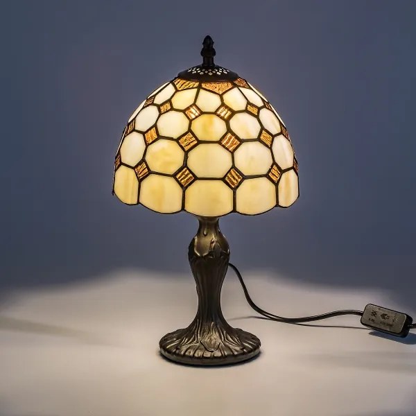 Brilagi - Tiffany vitrážová stolní lampa DORAN 1xE14/40W/230V