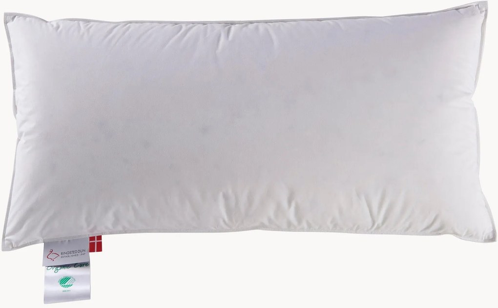 Tříkomorový péřový polštář Organic Care, tvrdý