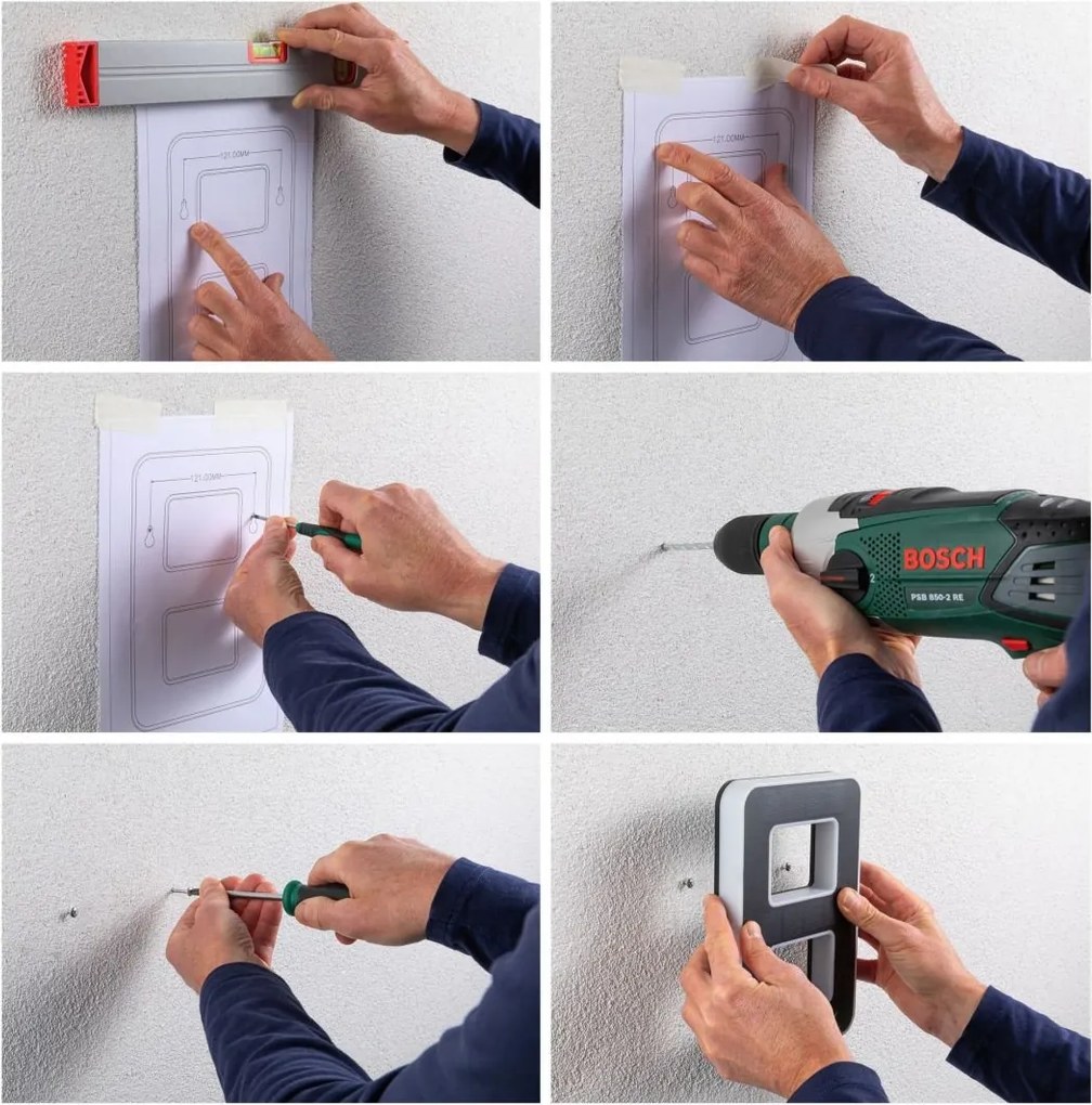 P 79844 Venkovní solární domovní číslo 3 IP44 3.000K 0,2W nabíjecí baterie výměnná - PAULMANN