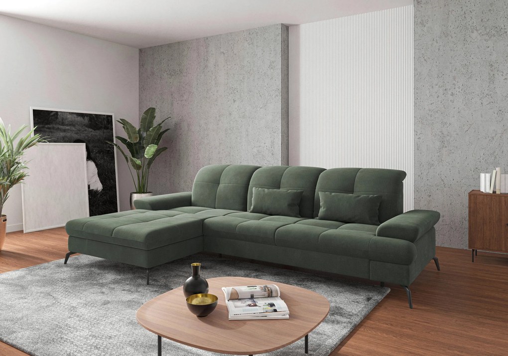 XXXLutz ROHOVÁ SEDAČKA, textil, zelená Sit & More - Sedací soupravy - 000144011504