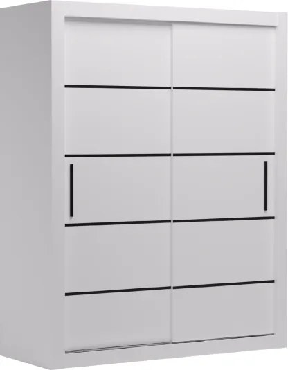 ADRK Furniture Posuvná skříň MORELL 160 SW-MLL-160-W