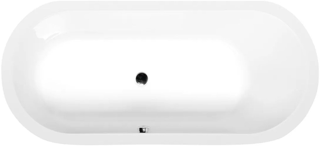Polysan, ASTRA O oválná vana 165x75x48cm, bílá, 35611