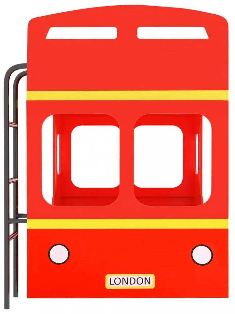Dětská postel červený autobus Dekorhome