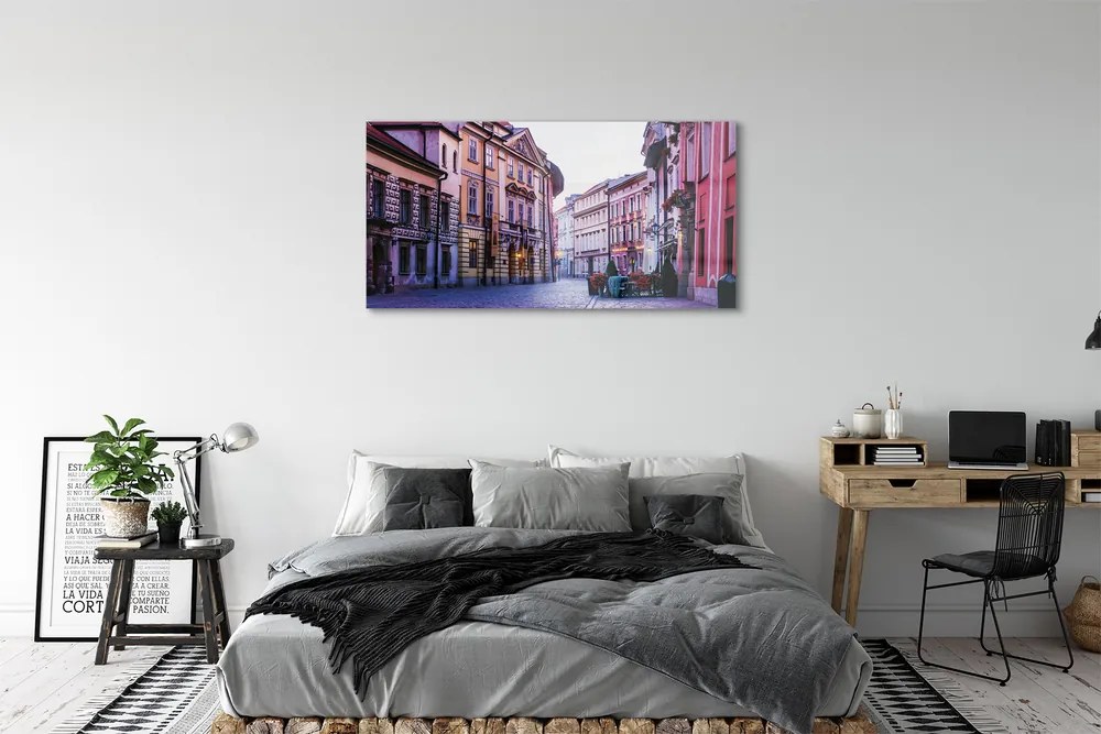 akrylový obraz Krakow Old Town 125x50 cm